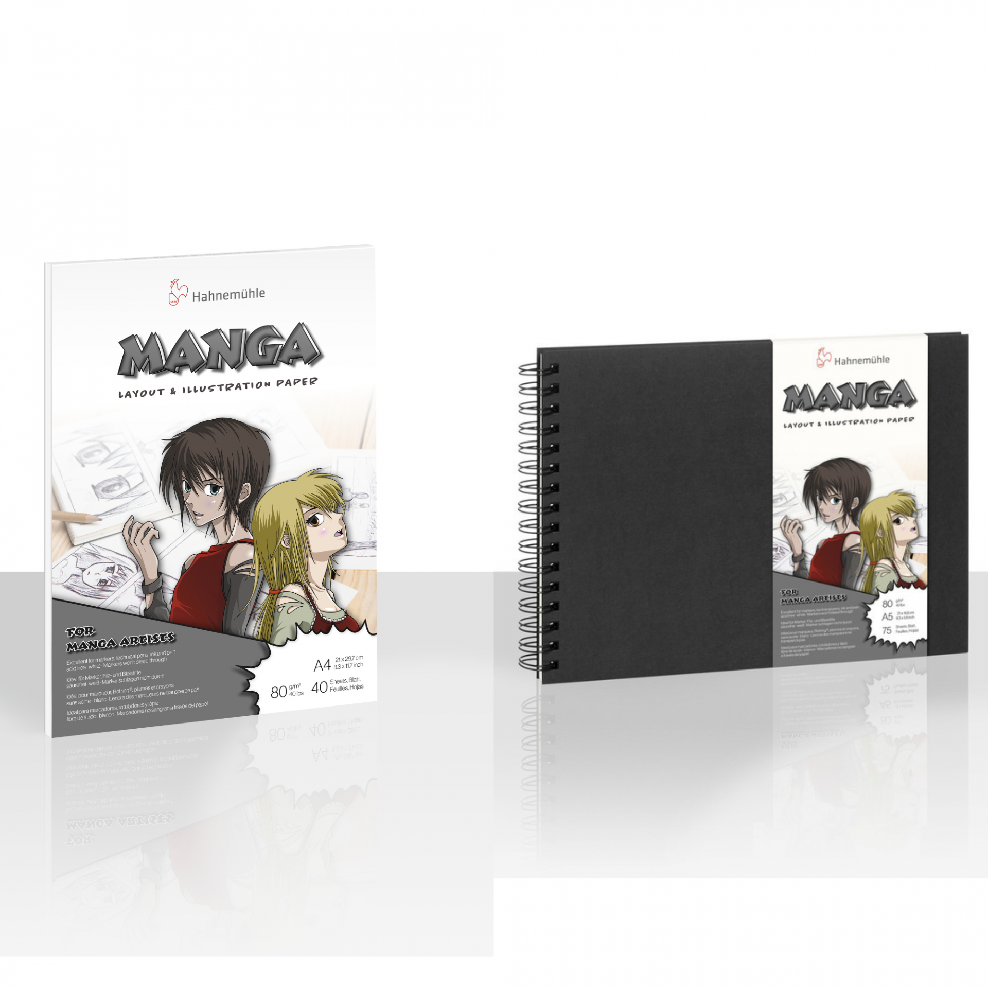 Manga Layout & Illustration | 8.5x11" | 40 sheets | 80 | white | smooth ...
